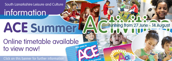 ACE children's activities - South Lanarkshire Leisure and Culture